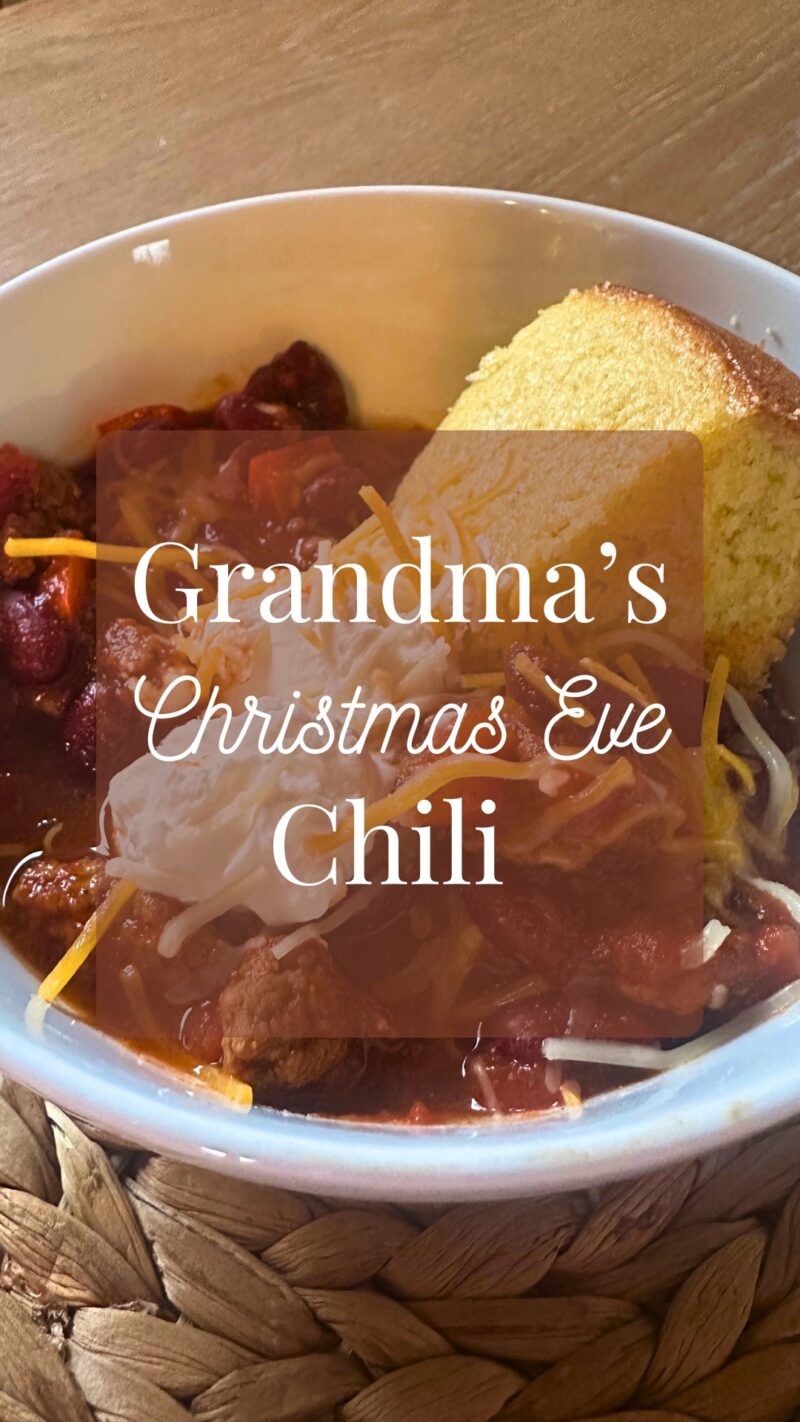 Grandma’s Christmas Eve Chili - The Allergy Mom Diaries